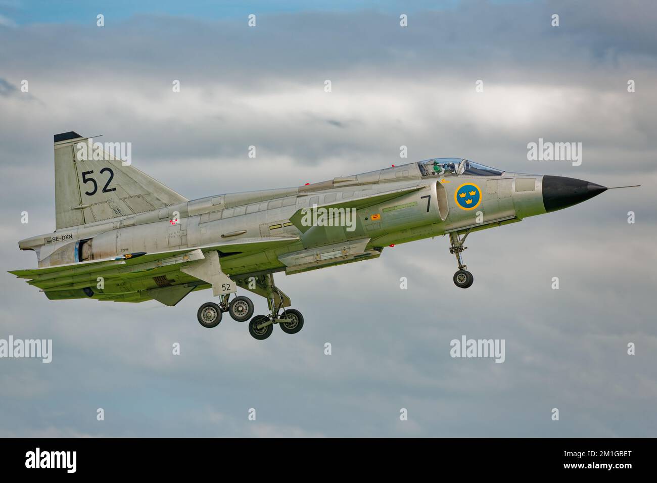 Saab Viggen AJS 37 SE-DXN Stock Photo - Alamy