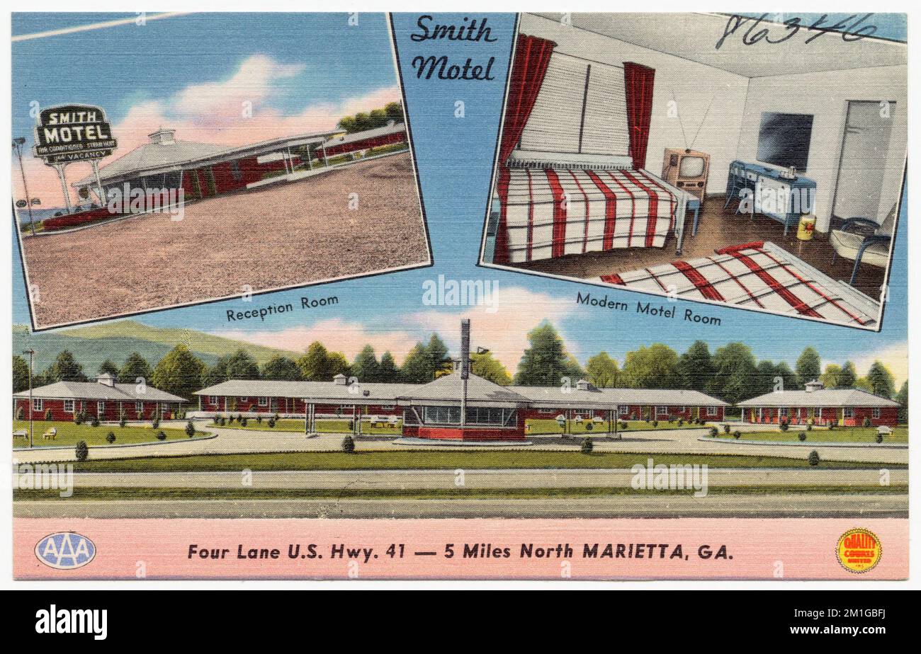 Smith Motel, four lane U. S. Hwy. 41 -- 5 miles north Marietta, Ga ...