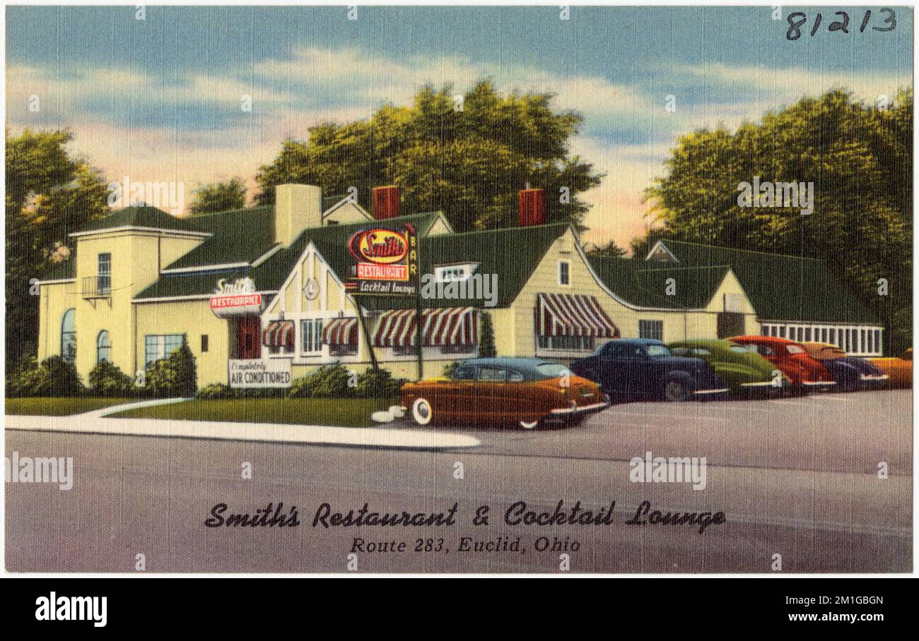 Smith's Restaurant & Cocktail Lounge, Route 283, Euclid, Ohio ...