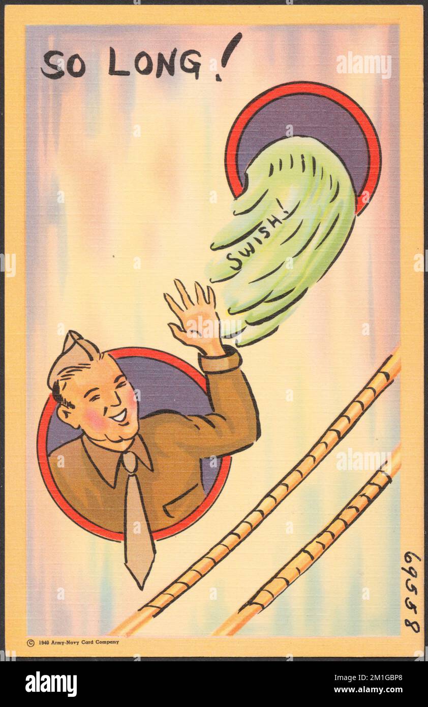 So long! , Military personnel, Farewells, Military facilities, Tichnor ...