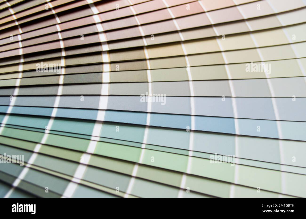 Paint samples colors swatch, interior design. Abstract background, copy ...