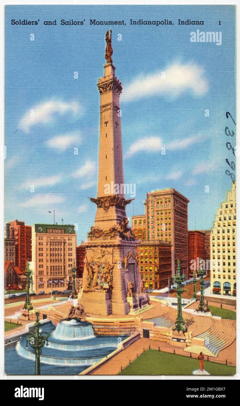 Soldiers' and Sailors' Monument, Indianapolis, Indiana , Monuments ...