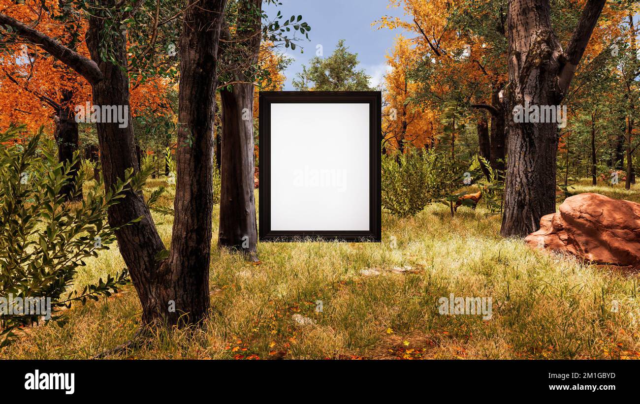 3D Render Background to ecology and sustainable development ...