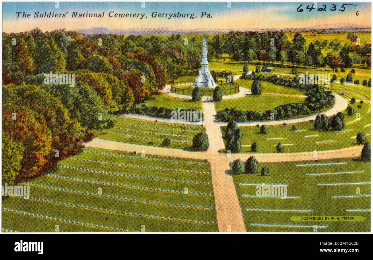 The Soldiers' National Cemetery, Gettysburg, Pa. , Historic sites ...