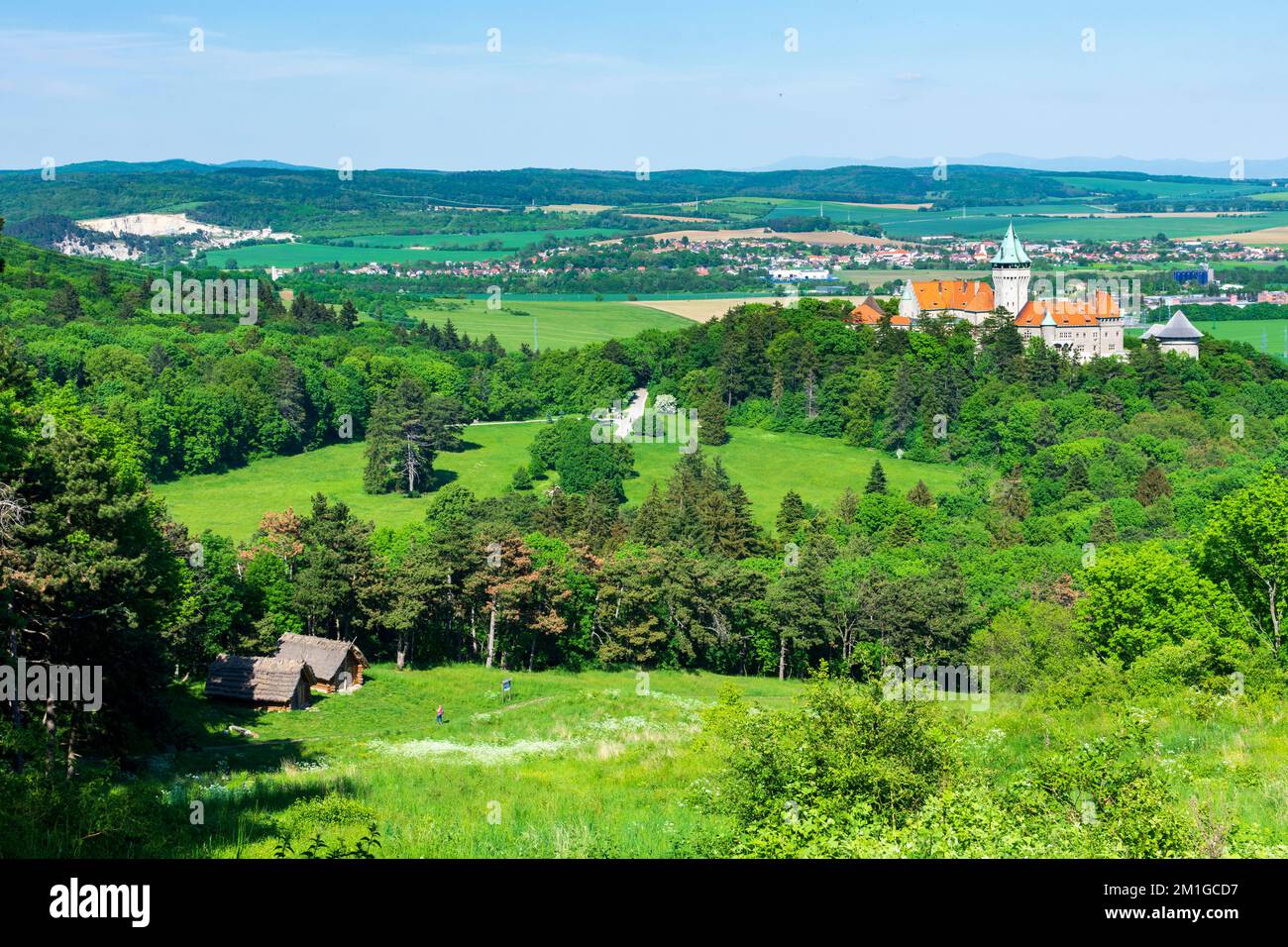Smolenice (Smolenitz): Smolenice (Smolenitz) Castle, reconstruction of ...