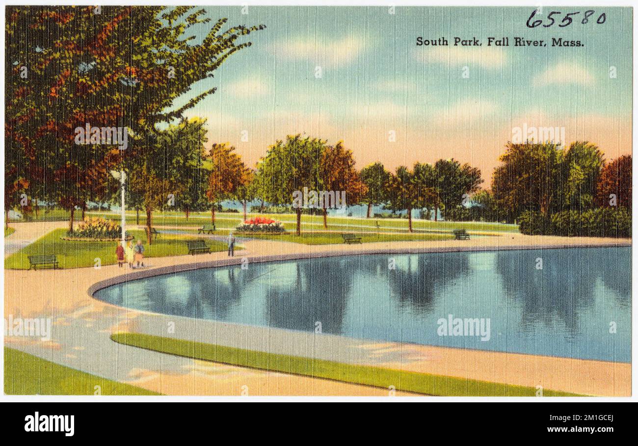 South Park, Fall River, Mass. , Parks, Tichnor Brothers Collection ...
