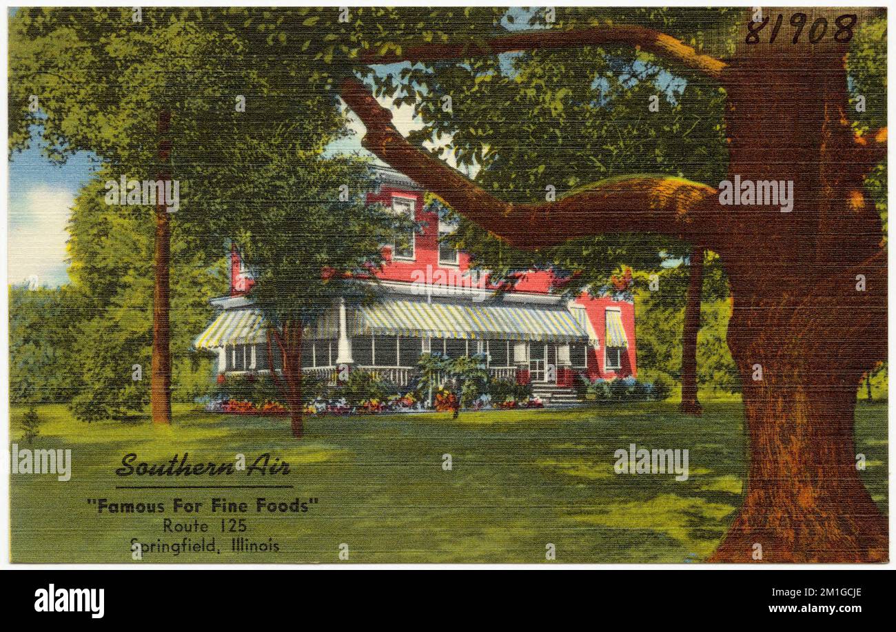 Southern Air, 'Famous for Fine Foods', Route 125, Springfield, Illinois ...