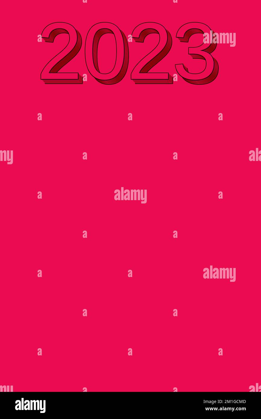 Number viva magenta color hi-res stock photography and images - Alamy