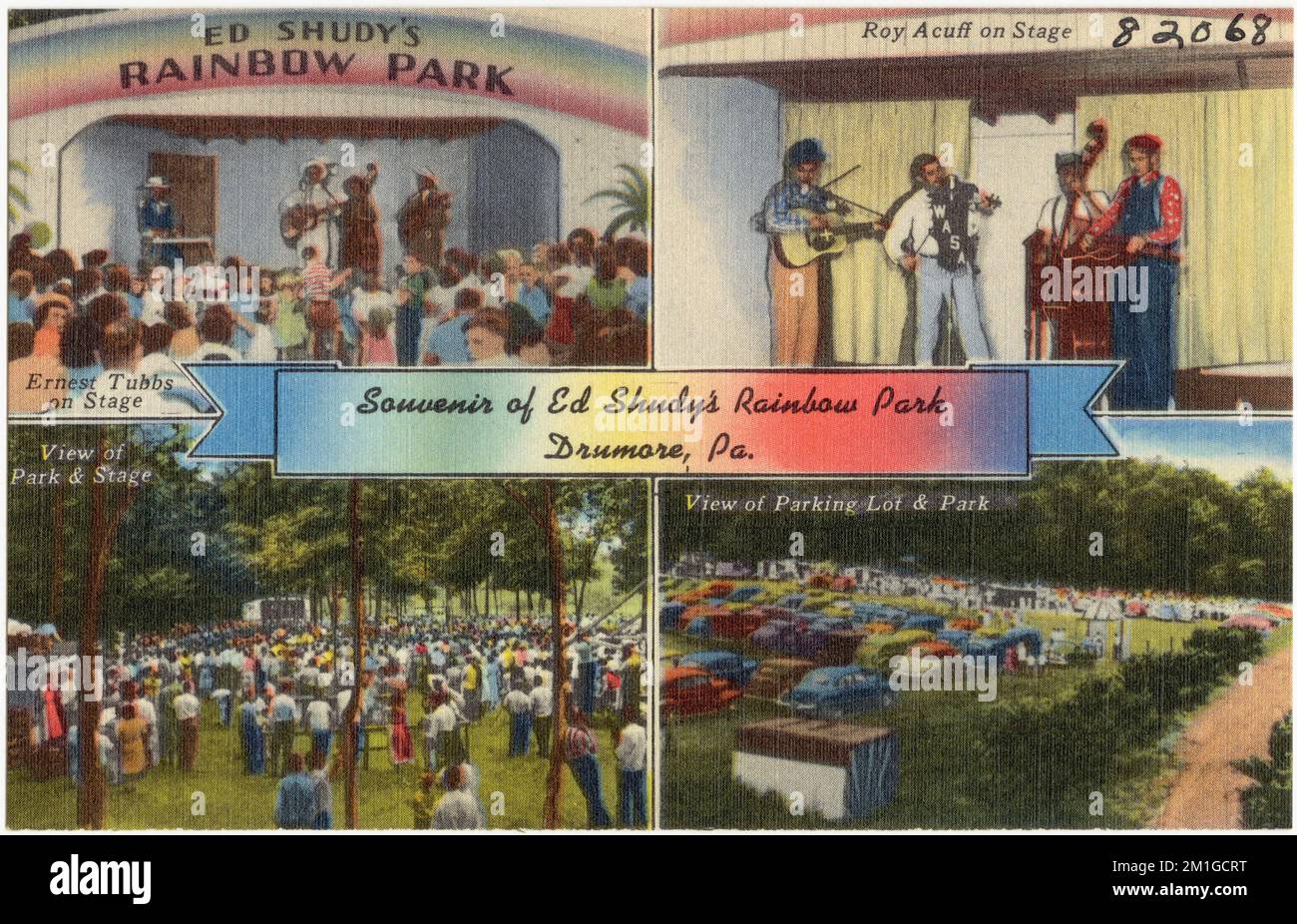 Souvenir of Ed Shudy's Rainbow Park, Drumore, Pa. , Parks, Tichnor ...