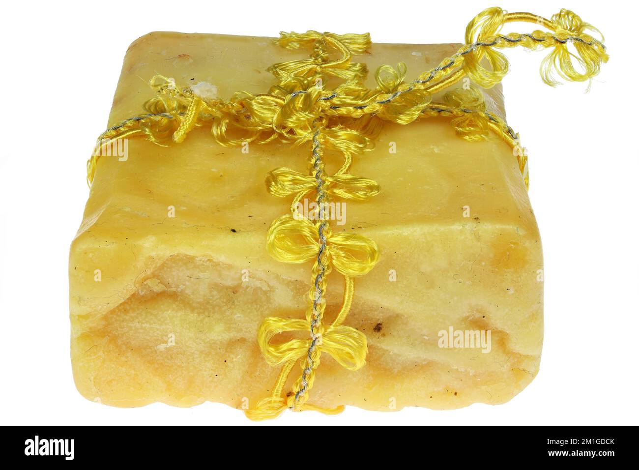 handmade sheep's milk soap isolated on white background Stock Photo - Alamy