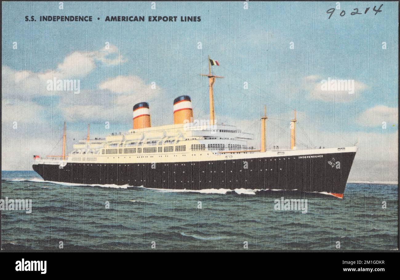 S.S. Independence, American Export Lines , Ocean liners, American ...