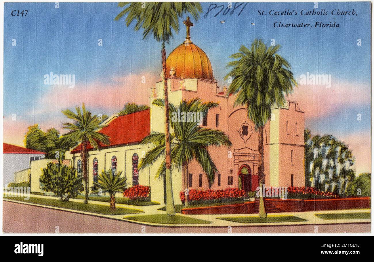 St. Cecelia's Catholic Church, Clearwater, Florida , Churches, Tichnor ...