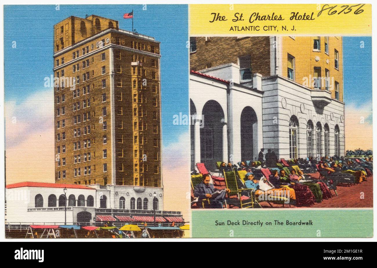 The St. Charles Hotel, Atlantic City, N.J. , Hotels, Tichnor Brothers ...