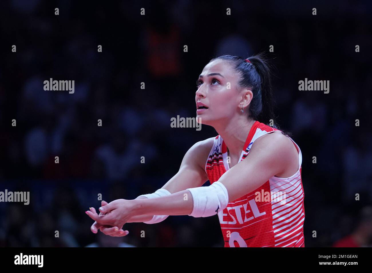 ANKARA, TURKIYE - JUNE 03, 2022: Akoz Simge Sebnem warming up before ...