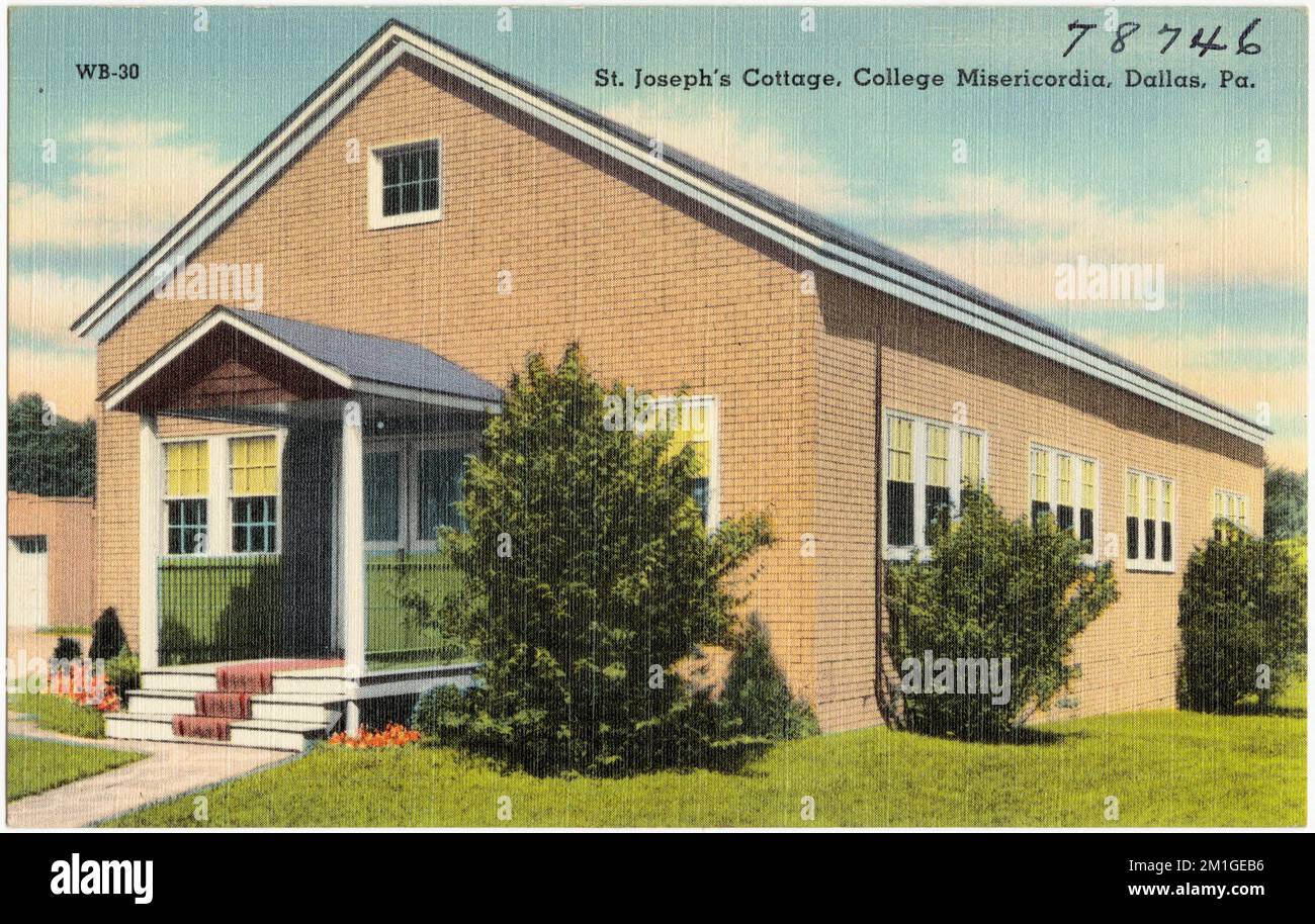 St. Joseph's Cottage, College Misericodia, Dallas, Pa. , Universities ...