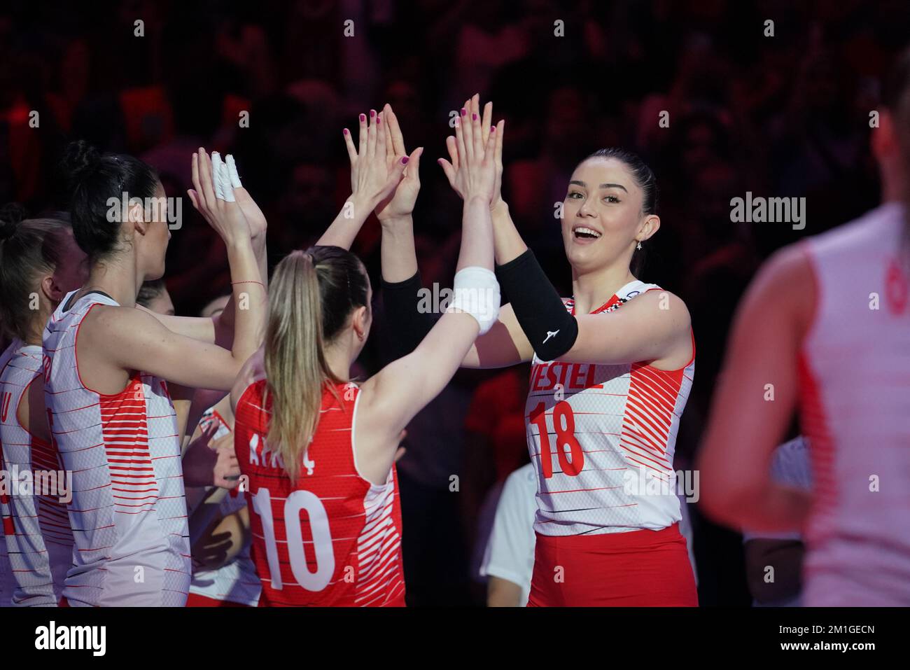 ANKARA, TURKIYE - JUNE 03, 2022: Gunes Zehra in Turkiye vs China VNL ...