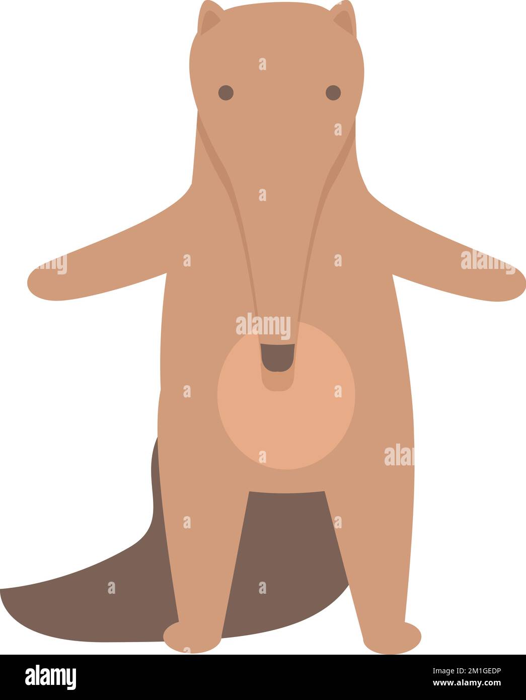 Anteater giant icon cartoon vector. Forest animal. Cute forest Stock ...