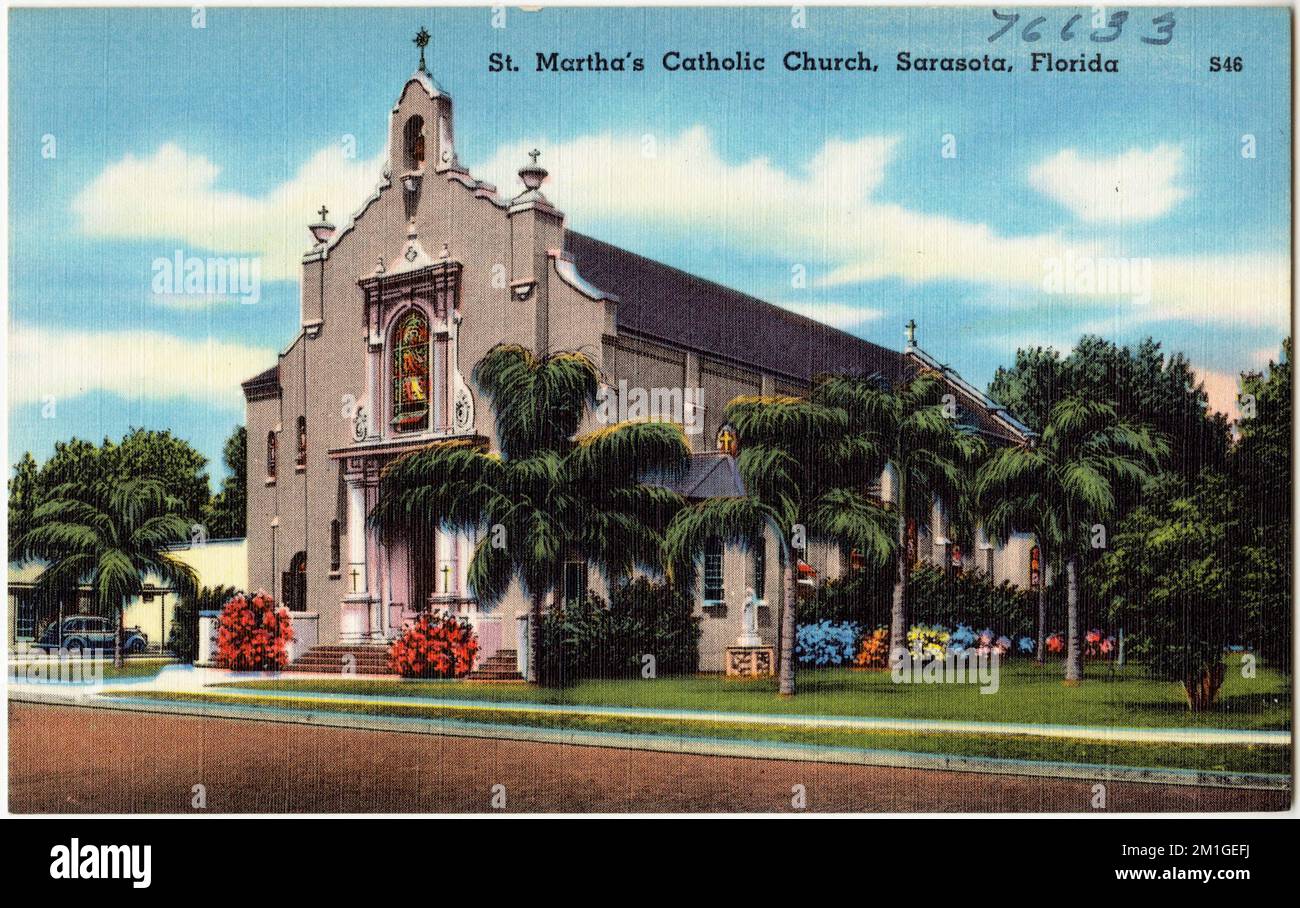 St. Martha's Catholic Church, Sarasota, Florida , Churches, Tichnor ...