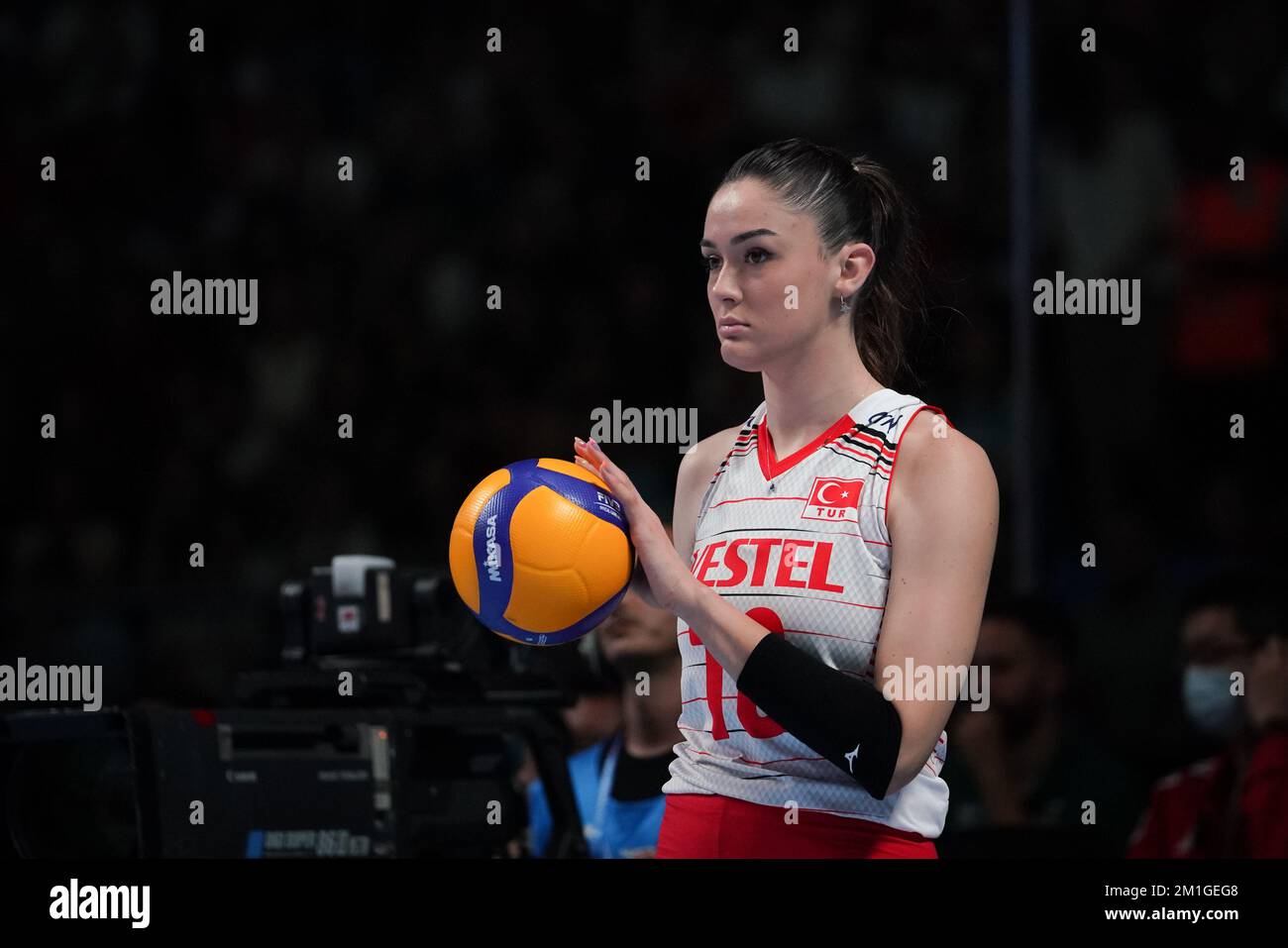 ANKARA, TURKIYE - JUNE 03, 2022: Gunes Zehra in Turkiye vs China VNL ...