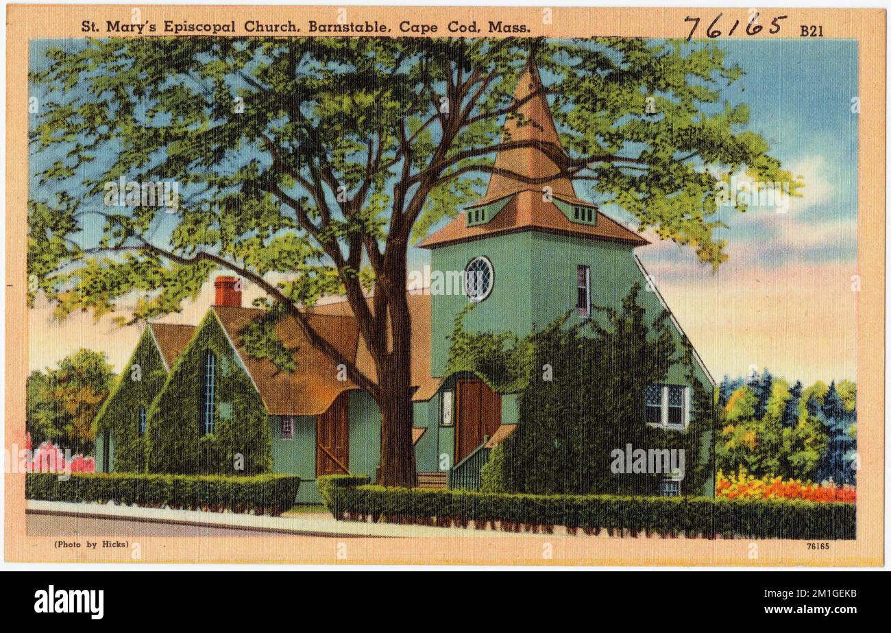 St. Mary's Episcopal Church, Barnstable, Cape Cod, Mass. , Churches ...