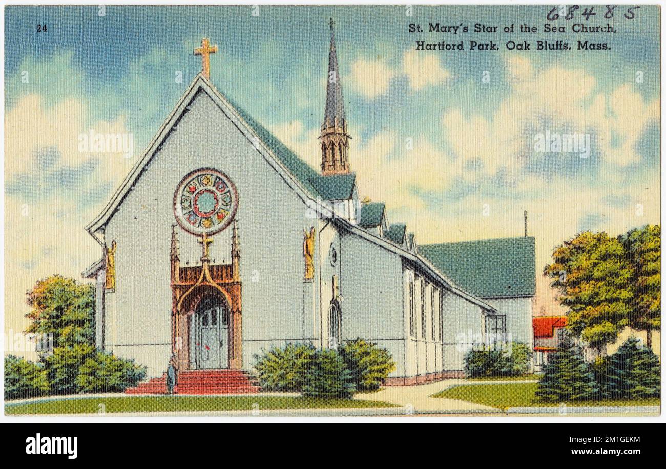 St. Mary's Star of the Sea Church, Hartford Park, Oak Bluffs, Mass ...