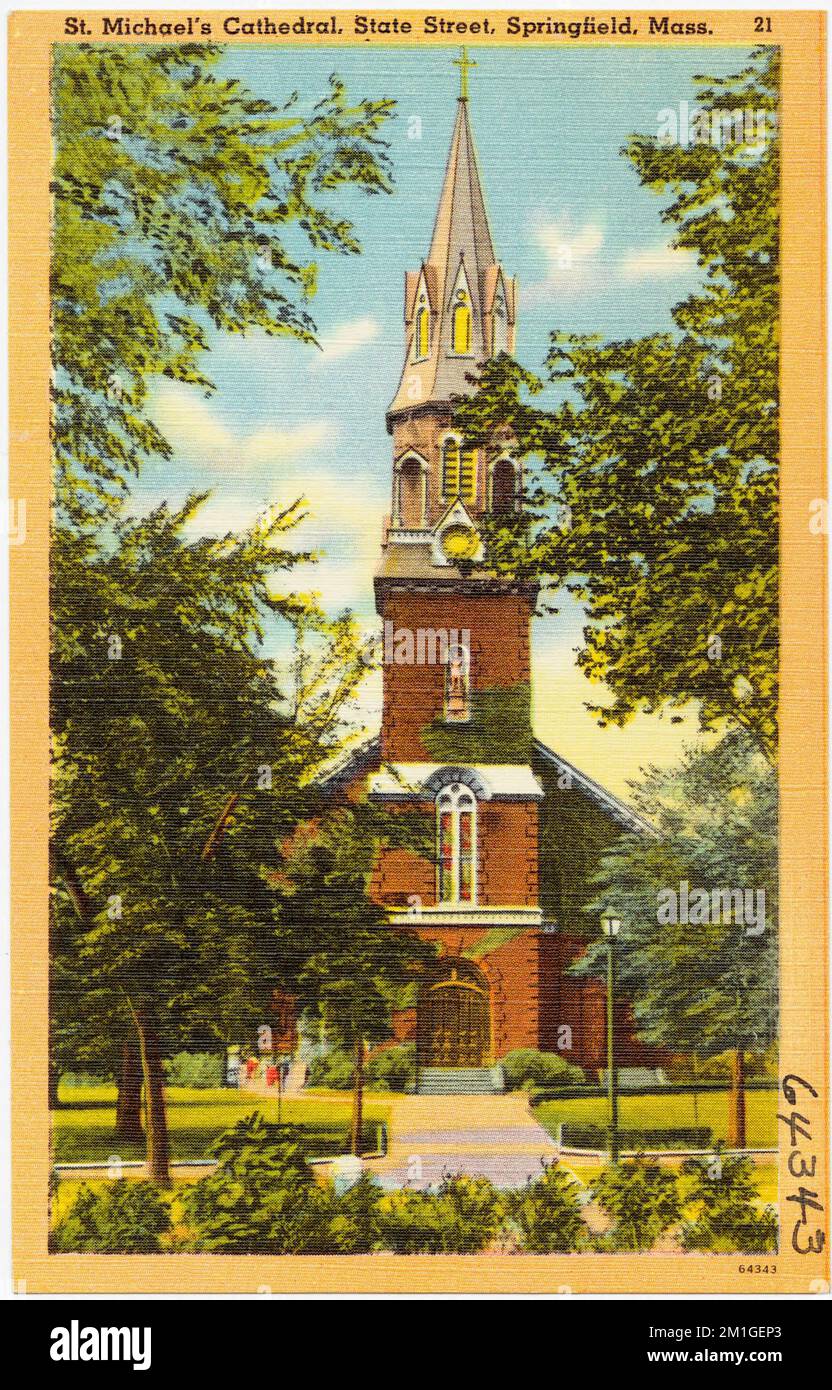St. Michael's Cathedral, State Street, Springfield, Mass. , Cathedrals ...