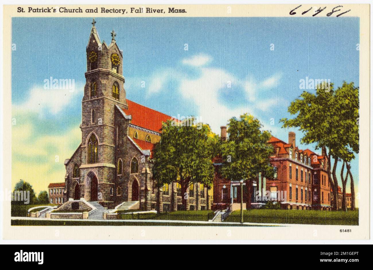 St. Patrick's Church and Rectory, Fall River, Mass. , Catholic churches ...