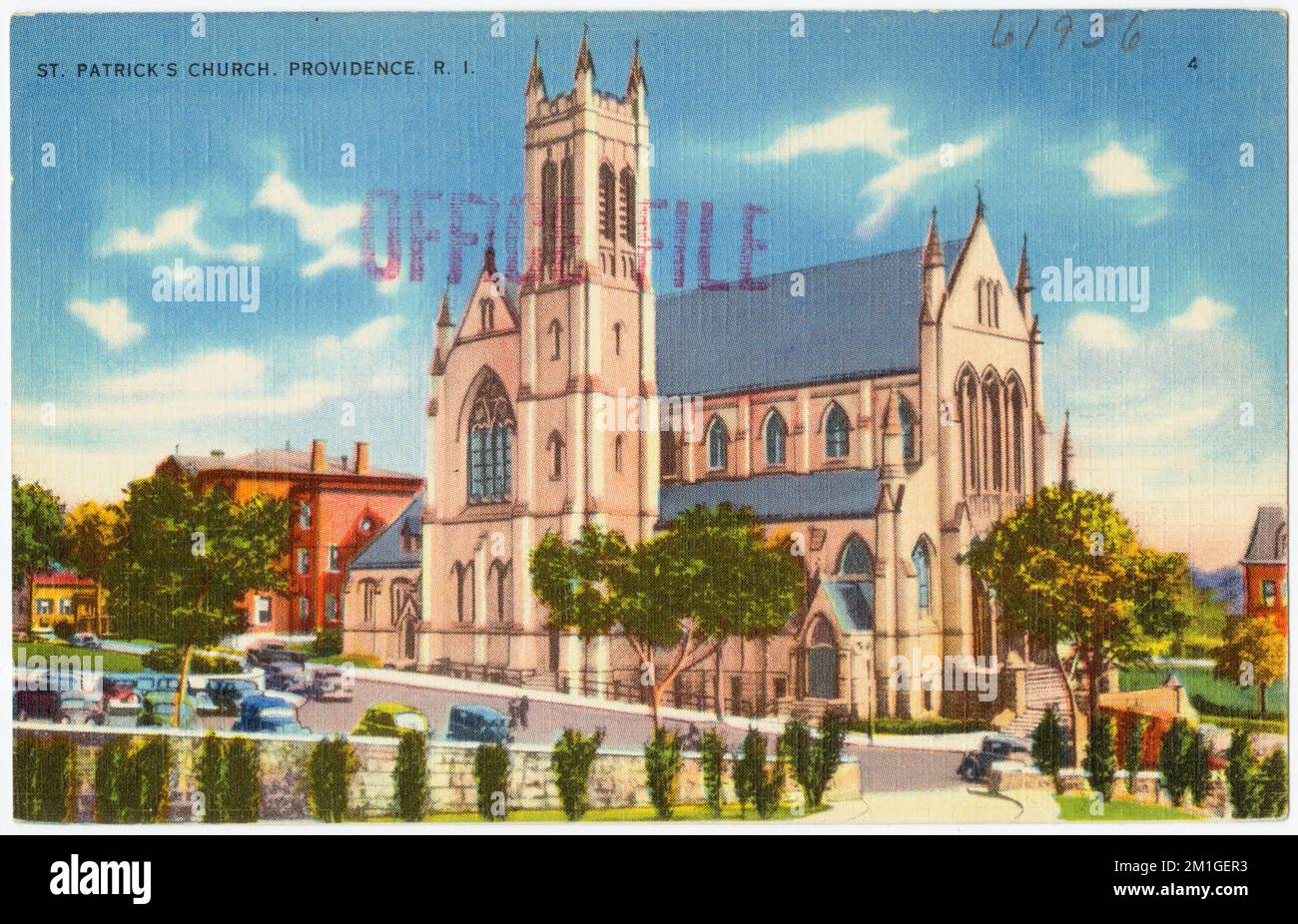 St. Patrick's Church, Providence, R.I. , Churches, Tichnor Brothers ...