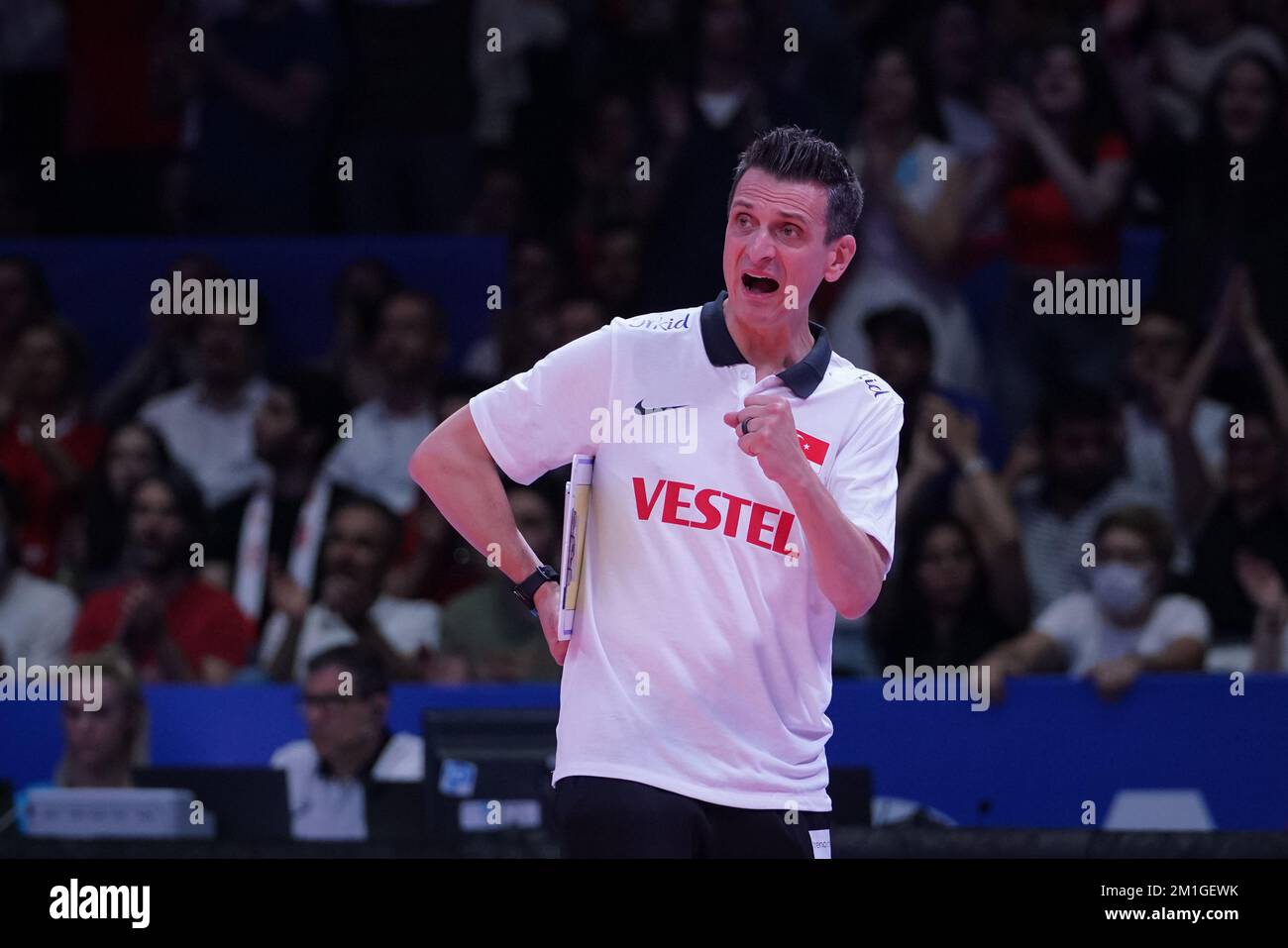 ANKARA, TURKIYE - JUNE 03, 2022: Coach Giovanni Guidetti in Turkiye vs ...