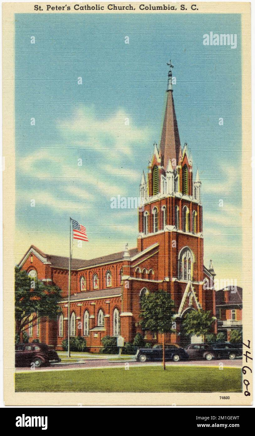 St. Peter's Catholic Church, Columbia, S. C. , Churches, Tichnor ...