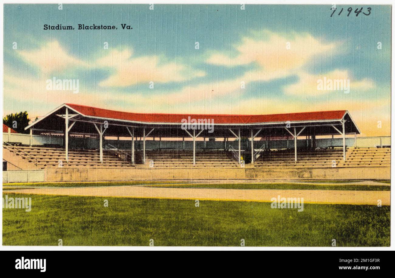 Stadium, Blackstone, Va. , Stadiums, Tichnor Brothers Collection ...