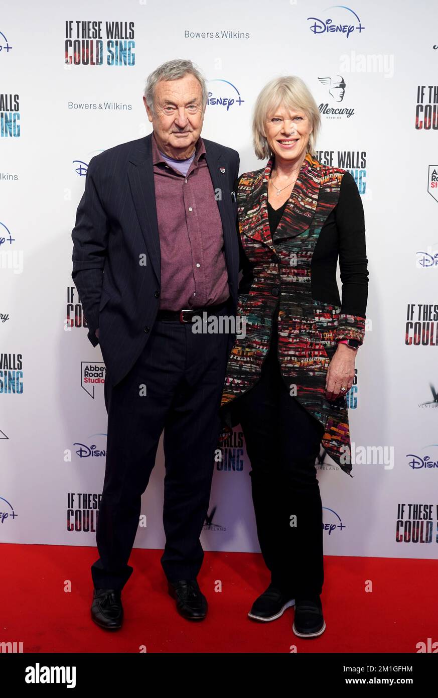 Nick Mason and Nettie Mason attending the UK premiere of upcoming ...