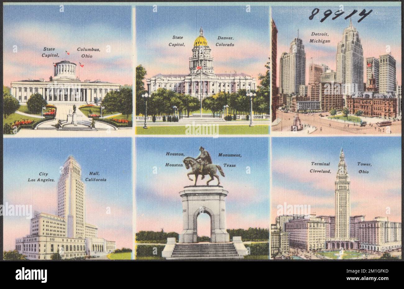 State capitol, Columbus, Ohio. State capitol, Denver, Colorado. Detroit ...