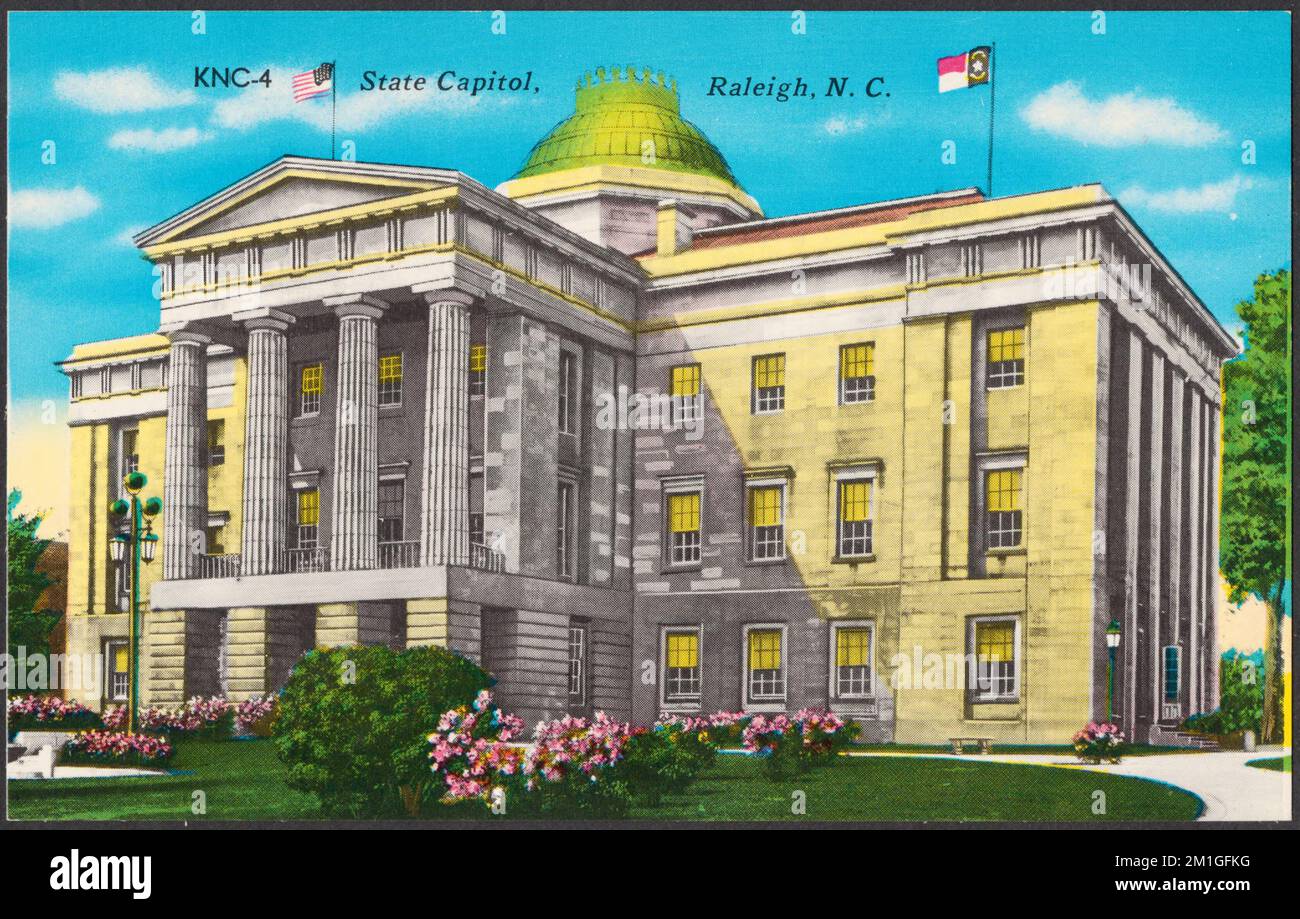 State capitol, Raleigh, N.C. , Capitols, Tichnor Brothers Collection, postcards of the United ...