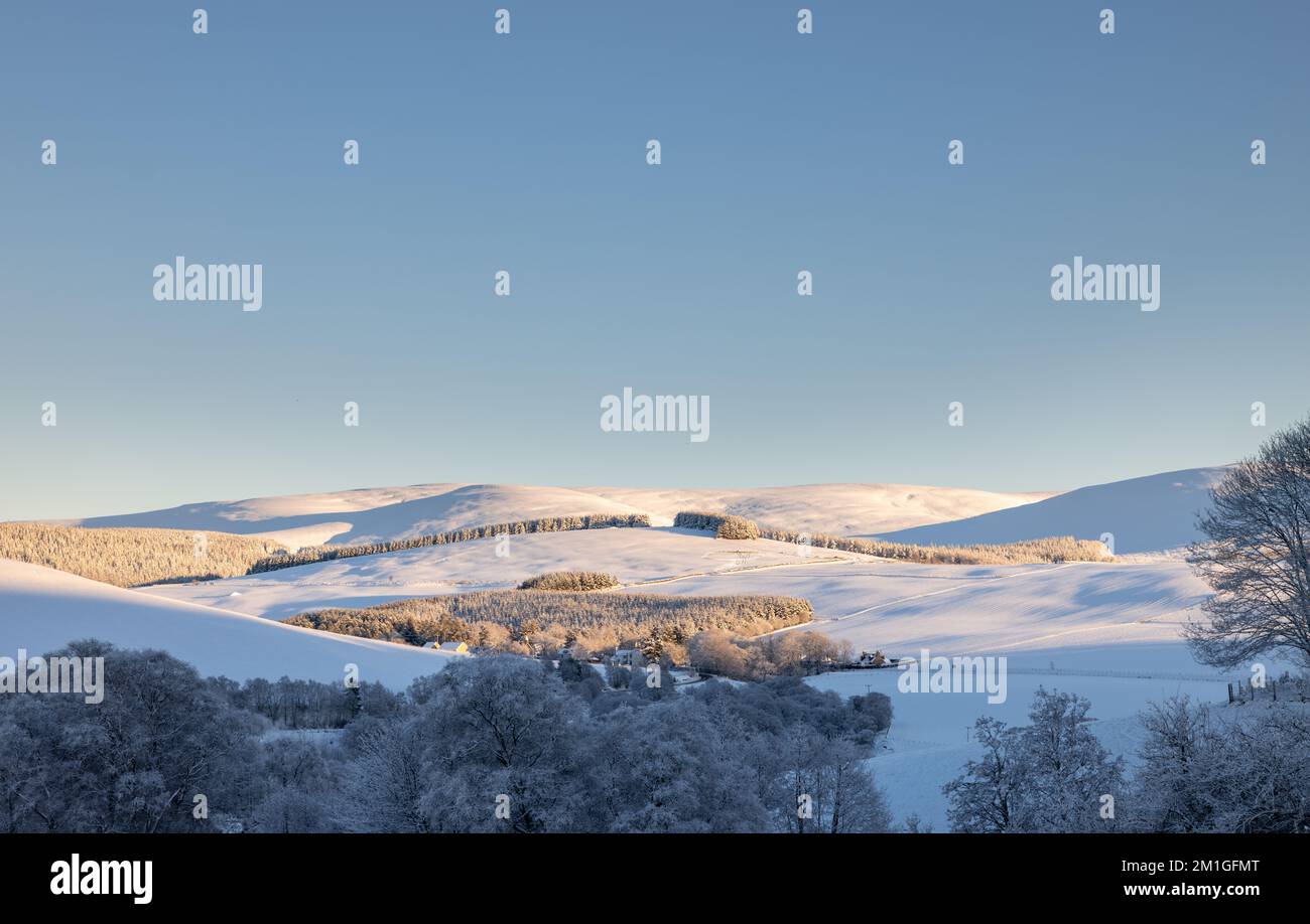 Speyside, Moray, UK. 12th Dec, 2022. This is the scene in the Malt ...