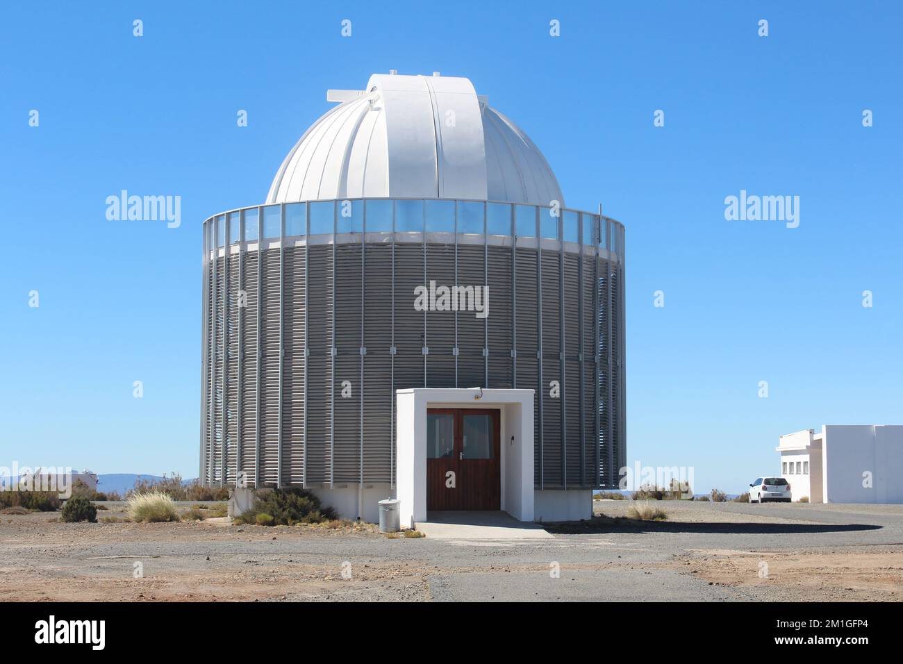 A scene of the round building of the South African Astronomical ...