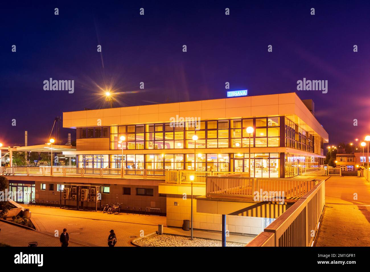 Trnava (Tyrnau): railway station in , , Slovakia Stock Photo - Alamy