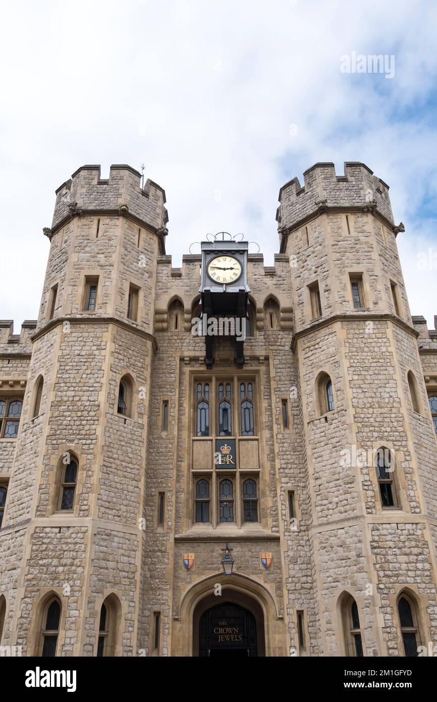 Waterloo Block building that houses the Crown Jewels at the Tower of ...