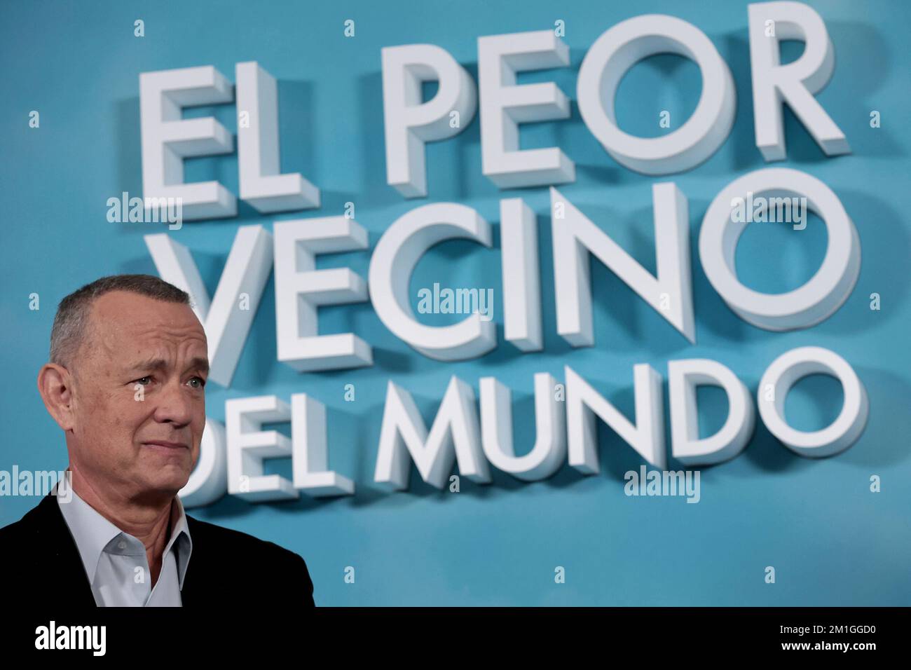 Madrid, Spain; 12.12.2022.- Tom Hanks accompanied by his wife and ...