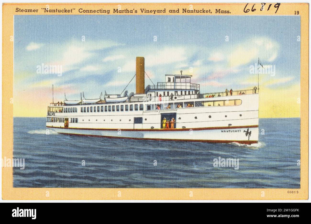 Steamer 'Nantucket' connecting Martha's Vineyard and Nantucket, Mass ...