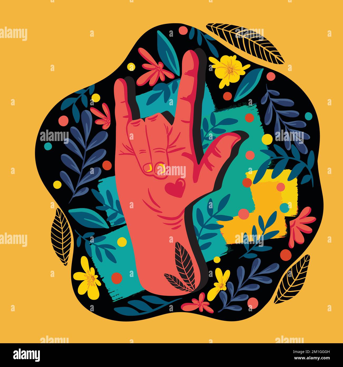 I Love You Sign Language Symbol Tattoo