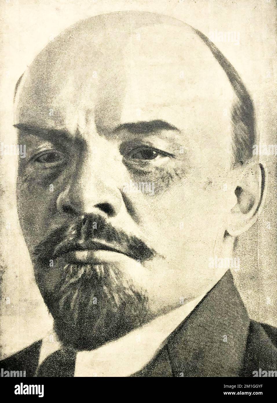 Vladimir ilyich lenin portrait young hi-res stock photography and ...