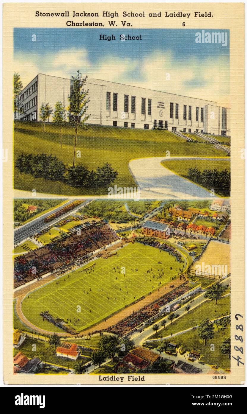 Stonewall Jackson High School and Laidley Field, Charleston, W. Va ...