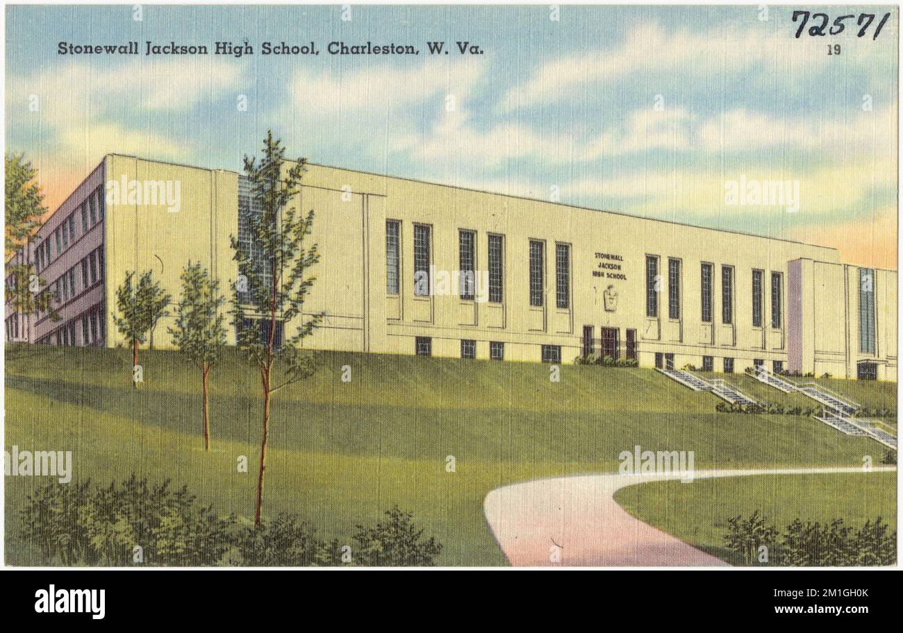 Stonewall Jackson High School, Charleston, W. Va. , Schools, Tichnor ...