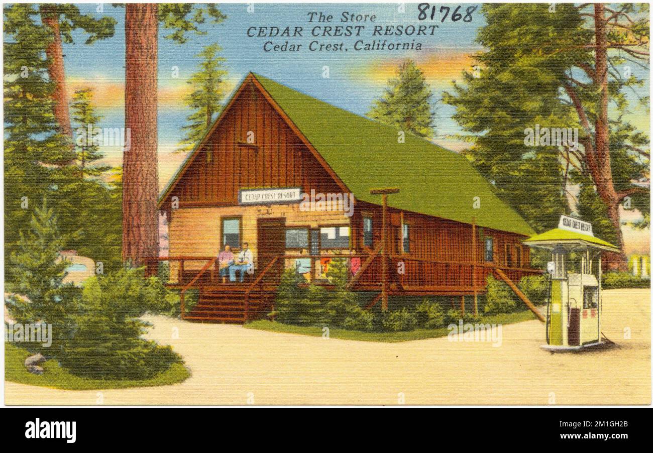 The Store, Cedar Crest Resort, Cedar Crest, California , Commercial ...