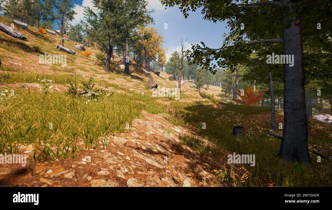 3D Render Background to ecology and sustainable development ...