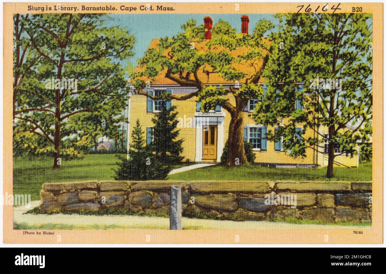 Sturgis Library, Barnstable, Cape Cod, Mass. , Public libraries ...