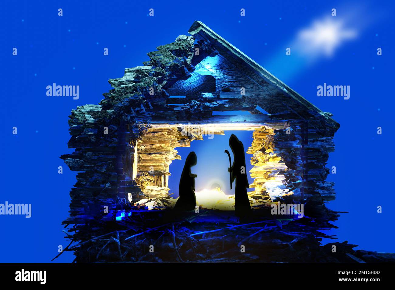 Christmas star bethlehem hi-res stock photography and images - Alamy