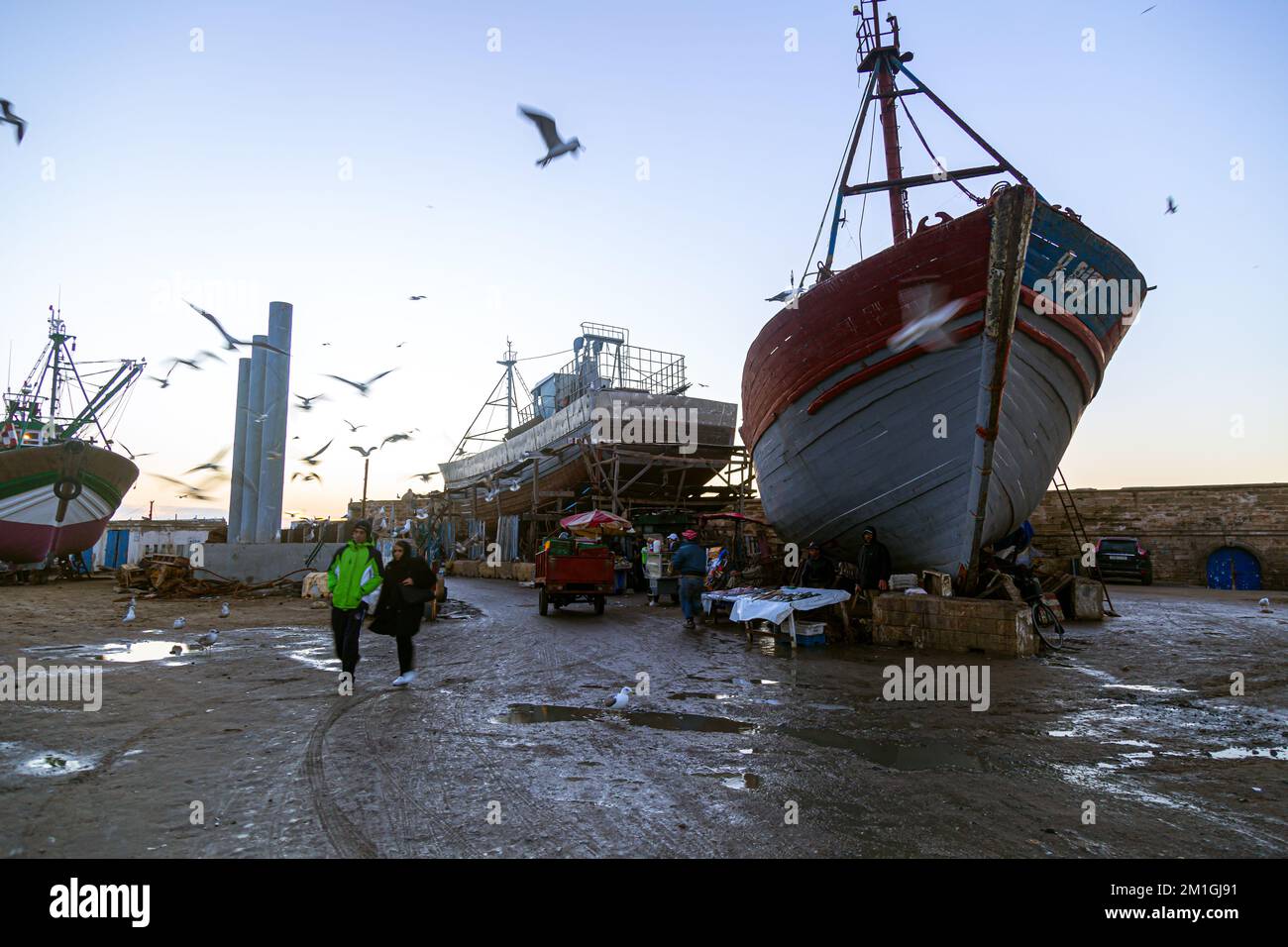 The harbour of sawira Stock Photo - Alamy