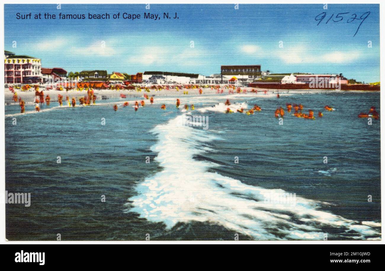 Cape may new jersey beach Cut Out Stock Images & Pictures - Alamy